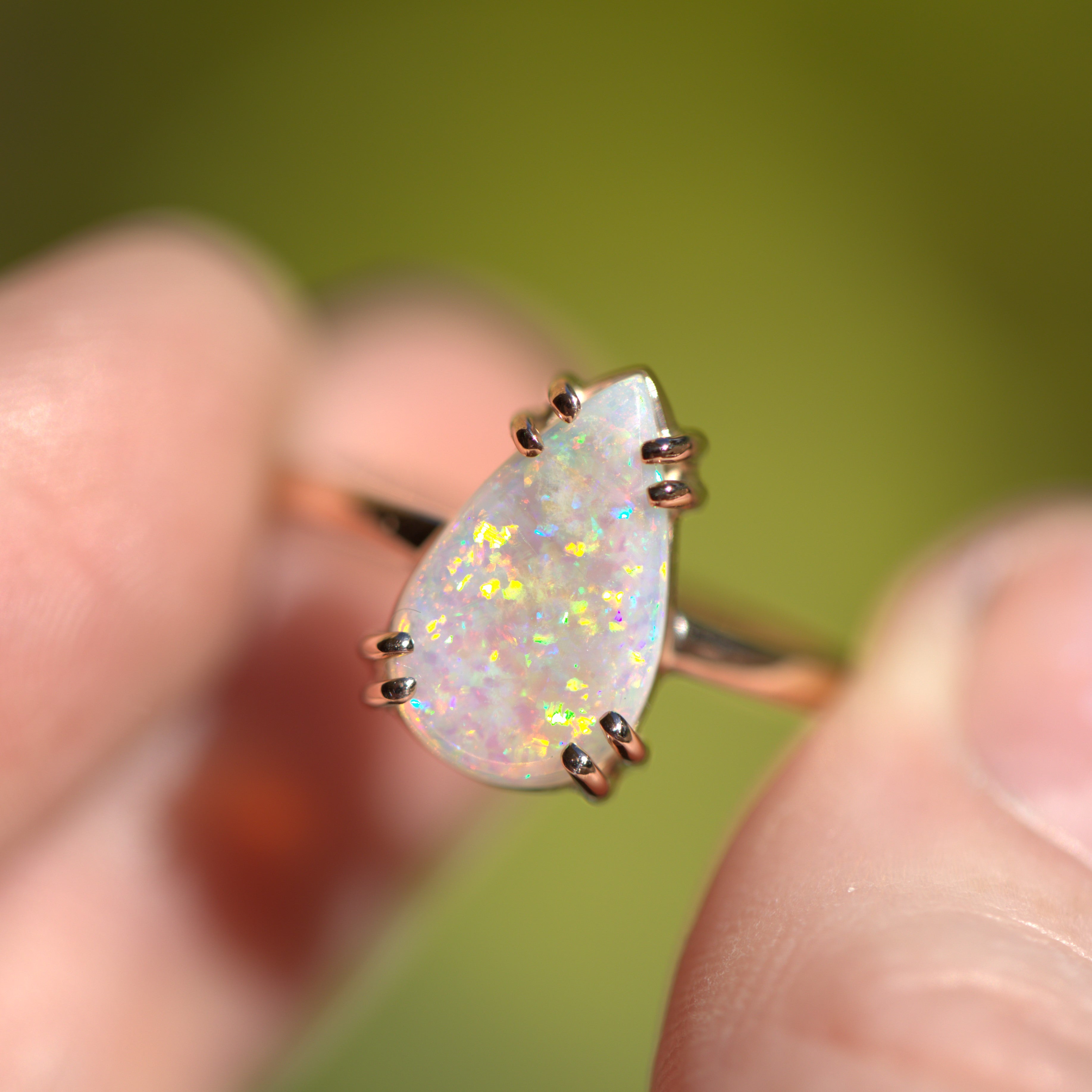 Australian Handmade Unique Solid Opal, Sapphire & Tourmaline Jewellery ...